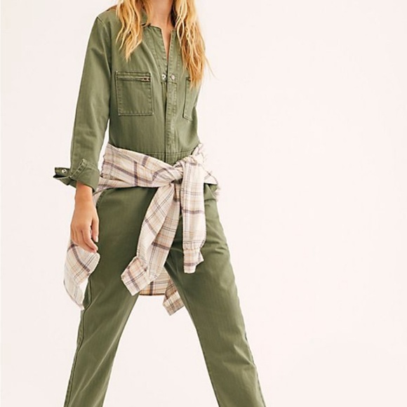 Lee | Pants & Jumpsuits | Lee Coveralls Army Green | Poshmark